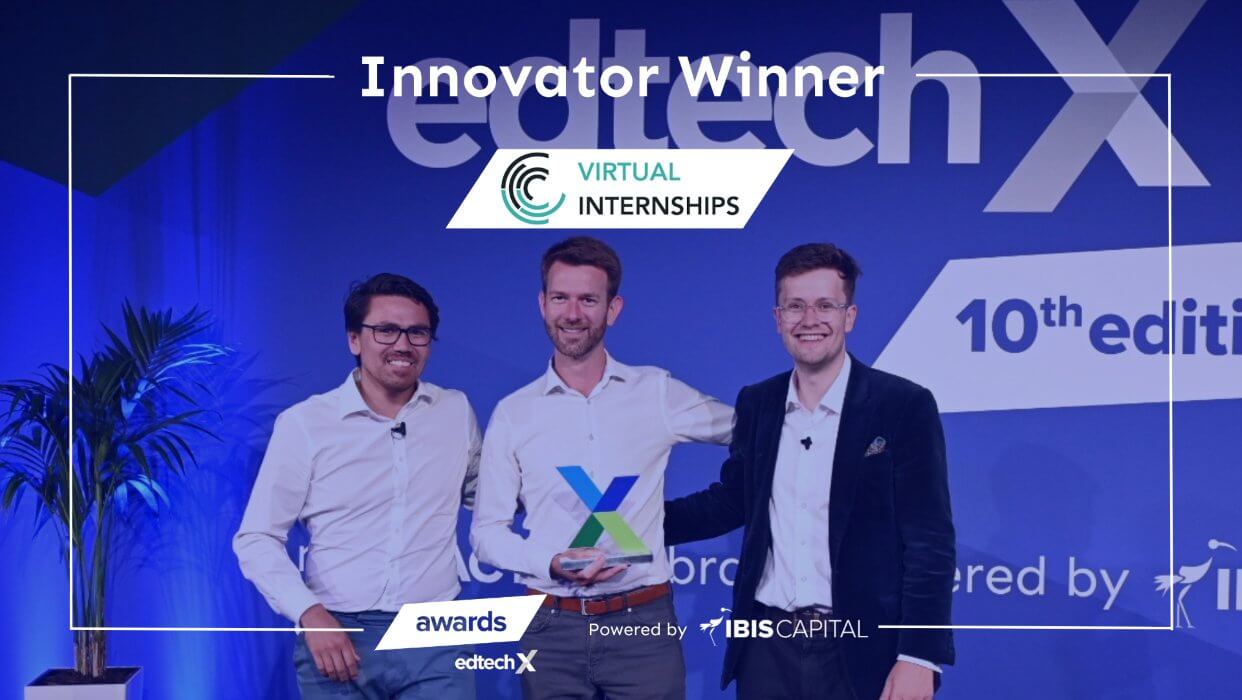 Virtual Internships Wins EdTechX Innovator Award 2023